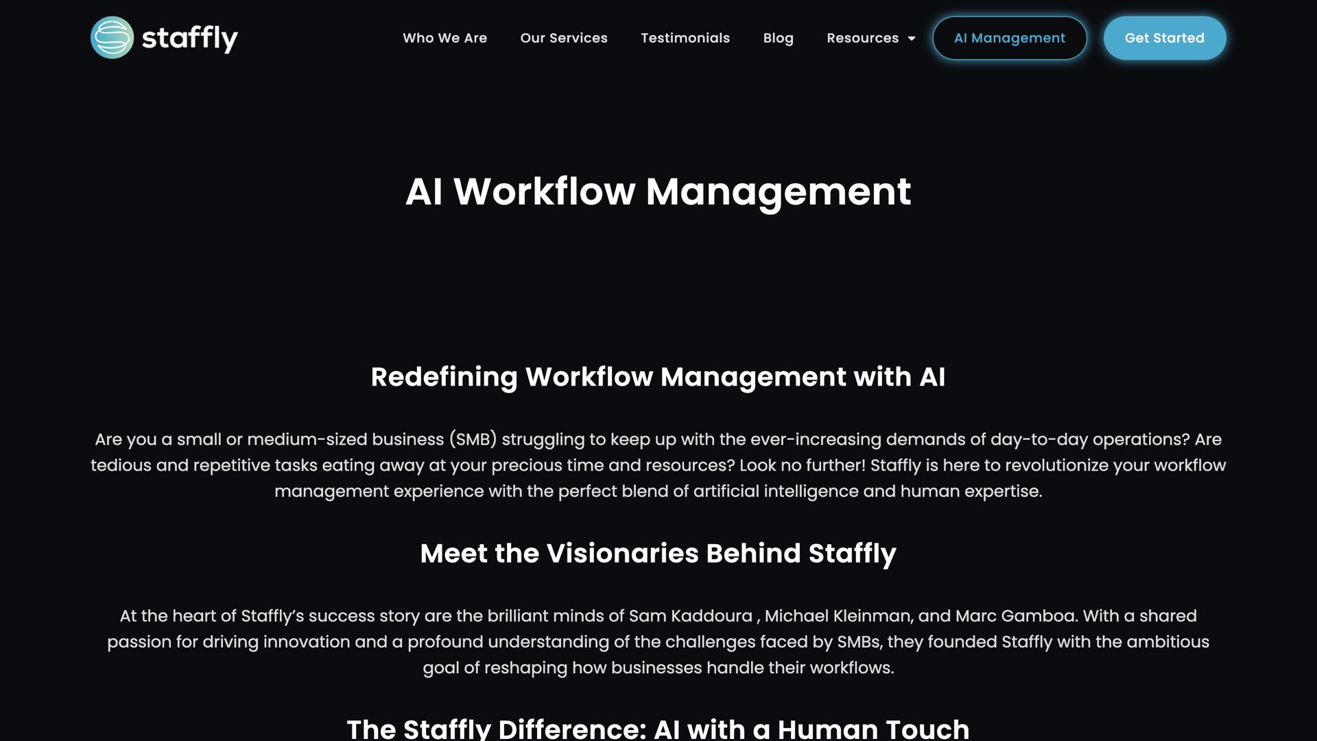 Staffly AI Management Reviews 2025: Details, Pricing, & Features