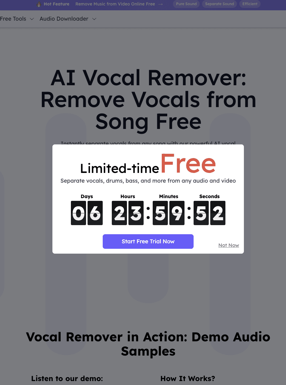 Vocal Remover Free Reviews 2026: Details, Pricing, & Features