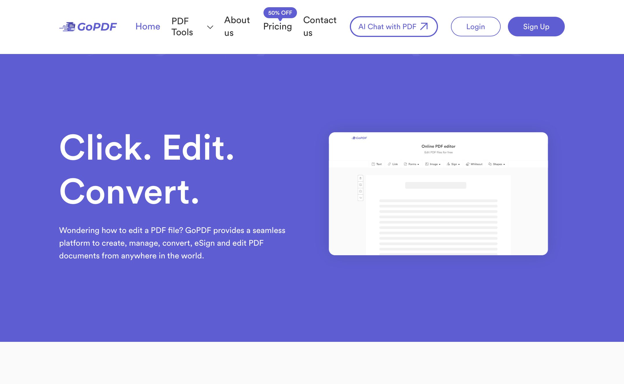GoPDF Reviews 2025: Details, Pricing, & Features