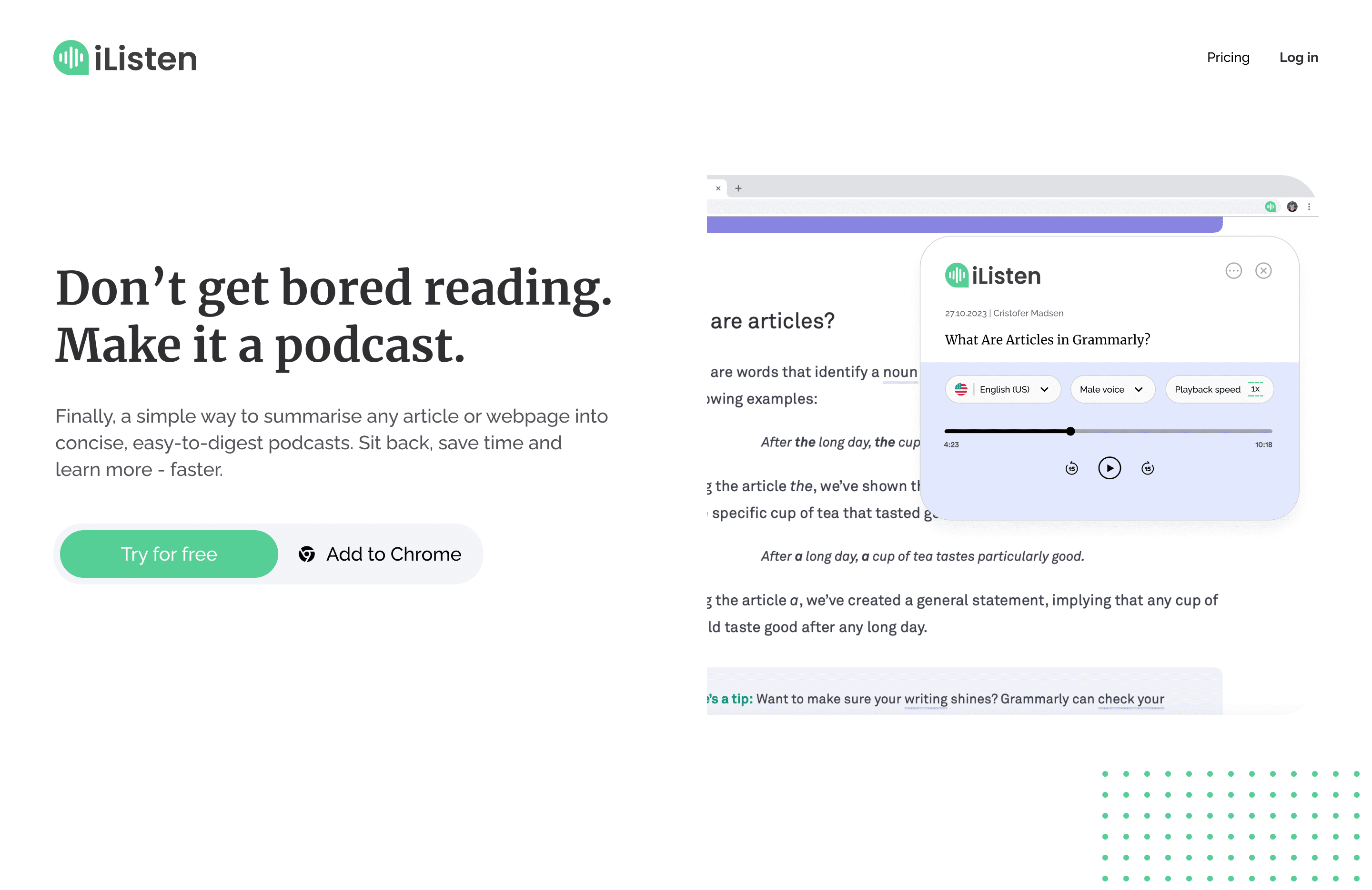 iListen Reviews 2024: Details, Pricing, & Features